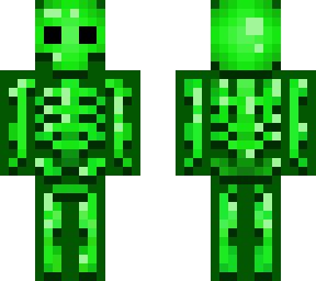 Slime Skeleton | Minecraft Skin