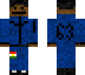 Blue nike tech fleece | Minecraft Skin