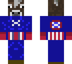 Captain cow | Minecraft Skin