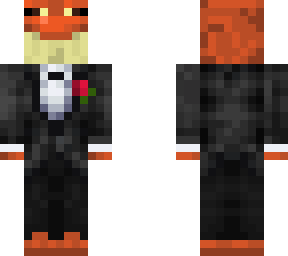 Frog with suit/smoking | Minecraft Skin