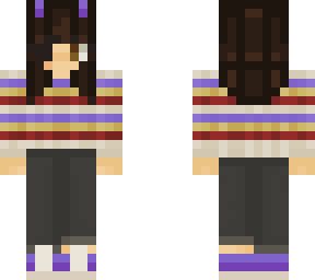 Michelle casual eyepatch | Minecraft Skin