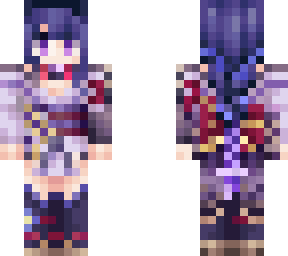 raiden shougun | Minecraft Skins