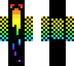 rainbow creeper | Minecraft Skins