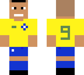ronaldo nazario | Minecraft Skins