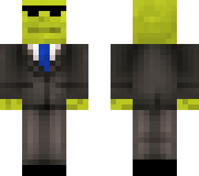 shrek sideye blue | Minecraft Skin