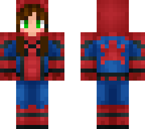 Spider Girl Minecraft Skin