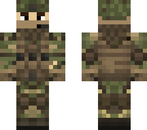 US Multicam Infantry Variant | Minecraft Skin
