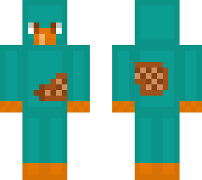 Blooket teal platypus | Minecraft Skin