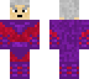 Magneto without helmet | Minecraft Skin