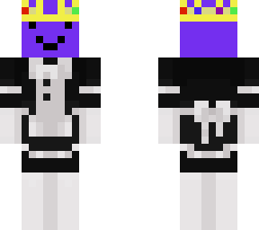 Purple Prince zam in maid suit | Minecraft Skin