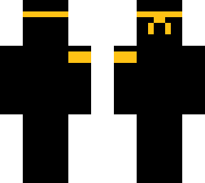 Black + Gold | Minecraft Skin