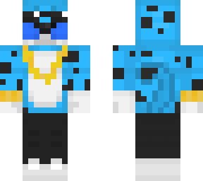 Blue Chester Cheeto Blinging | Minecraft Skin