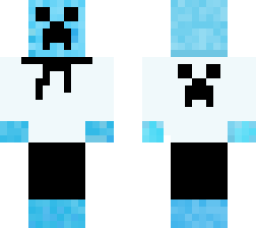 blue creeper | Minecraft Skin