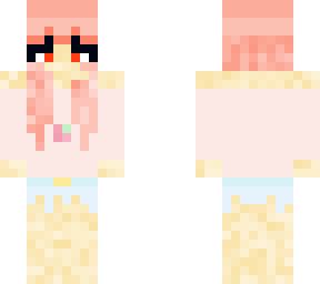 Cute strawberry girl | Minecraft Skin