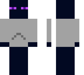 enderman in grey hoodie | Minecraft Skin