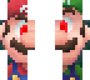 Evil Mario-Brothers(Credit 2 creator) | Minecraft Skin