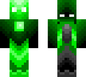 Ghostly Green Spirit | Minecraft Skin