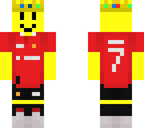 KIng noob manchester united | Minecraft Skin