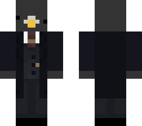 pijon pigeon bird suit tuedo fancy posh modern | Minecraft Skins