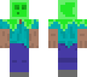 Slimy Steve | Minecraft Skin