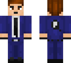 BLUE BLAZER CLASSY LOOK FOR BOYS | Minecraft Skin