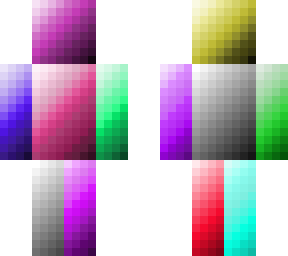 colourful shading | Minecraft Skin