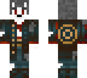 Grey Wolf Anime | Minecraft Skin