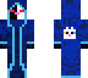 Half corrupted cat assasin | Minecraft Skin