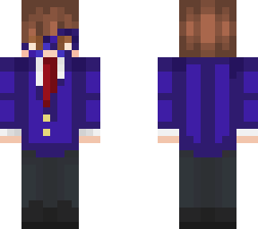 Karl Blue Masquerade Suit | Minecraft Skin