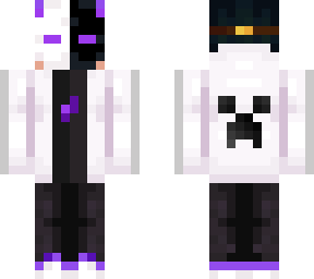 Purple Mask Boy | Minecraft Skin