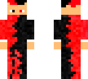 red and black | Minecraft Skin