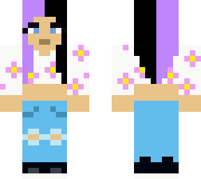 split dye hair | Minecraft Skins