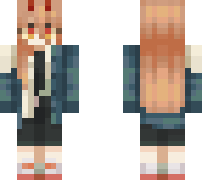 chainsaw man power | Minecraft Skins