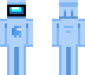Just Another Amung Us Skin -Light Blue- | Minecraft Skin