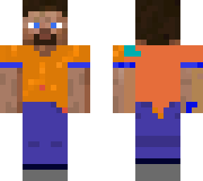 orange steve | Minecraft Skins
