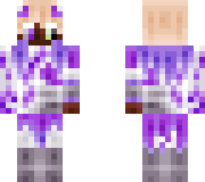 White and purple Subz | Minecraft Skin