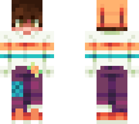 Blockwars 4 Orange Otters Apokuna | Minecraft Skin