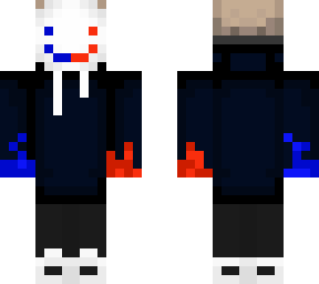 blue and red fire | Minecraft Skins