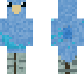 Blue Macaw | Minecraft Skin