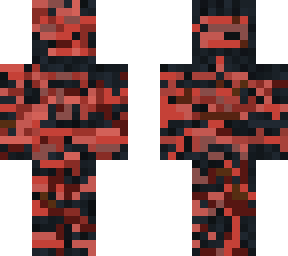 Red corruption | Minecraft Skin