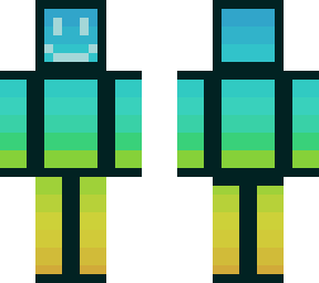 slime simple rainbow base | Minecraft Skin