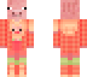 ItzIgglesPiggles Peach Pigs | Minecraft Skin
