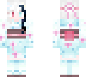 Miyu's Kimono of Sakura | Minecraft Skin