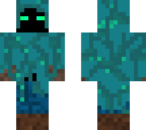 Warped Camo Poncho | Minecraft Skin