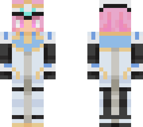 Xenosaga's Kos-Mos-Inspired Skin | Minecraft Skin