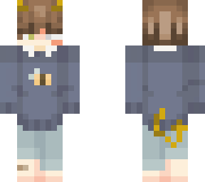Demon bee boi (plain) | Minecraft Skin