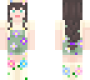 Flowery Overalls | Minecraft Skin