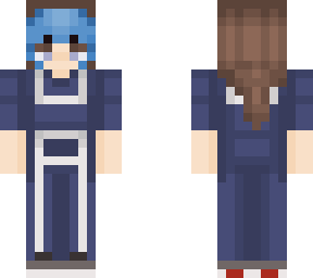 Mha Sports Uniform With Blue Bangs | Minecraft Skin