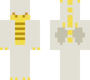 White/Yellow Dragon | Minecraft Skin