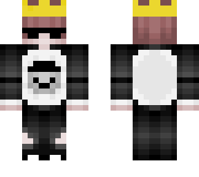 Bulky star remake(black) | Minecraft Skin